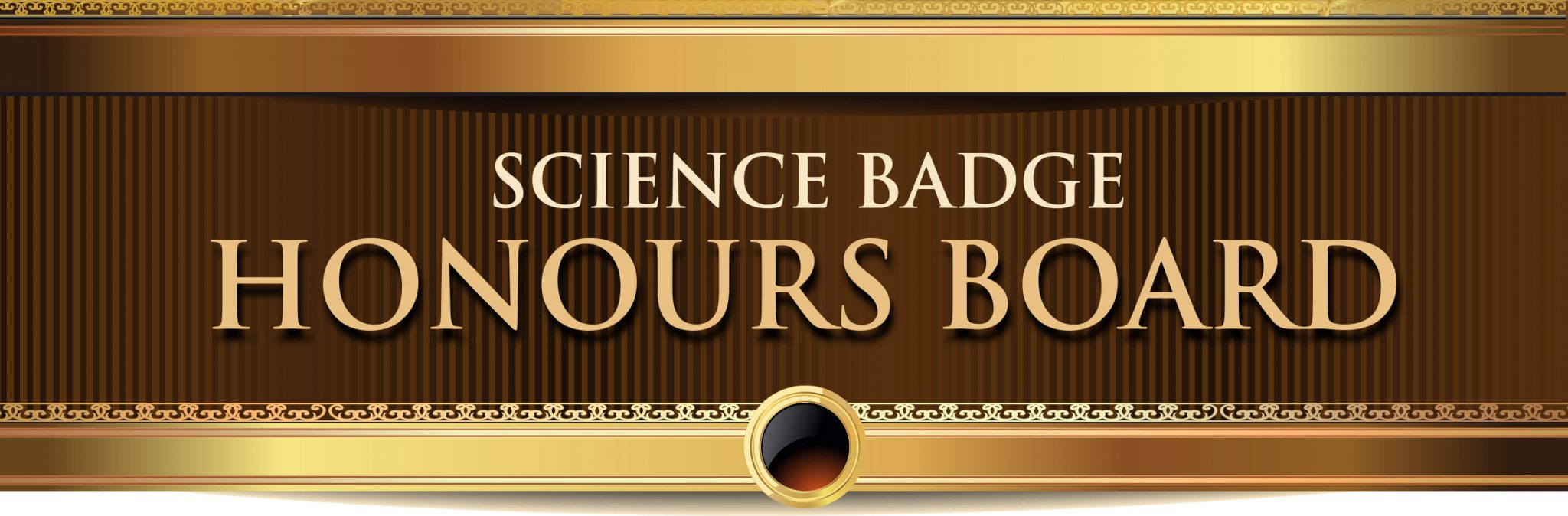 Science Badge Honours Board | SCIENCE Award Trust